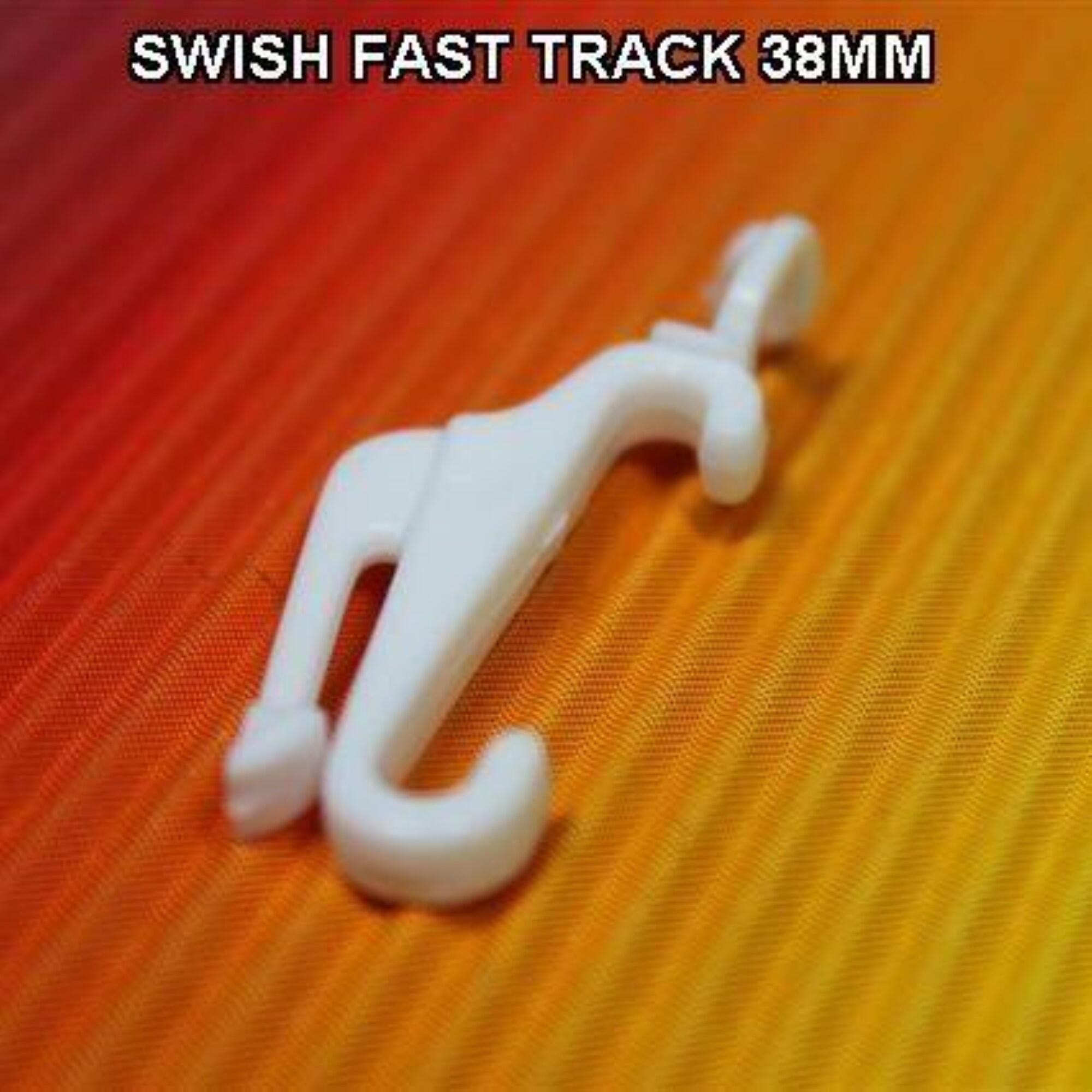 8 DESIGN Plastic Curtain Track Hook Rail Glides For Harrison Swish BUY ...