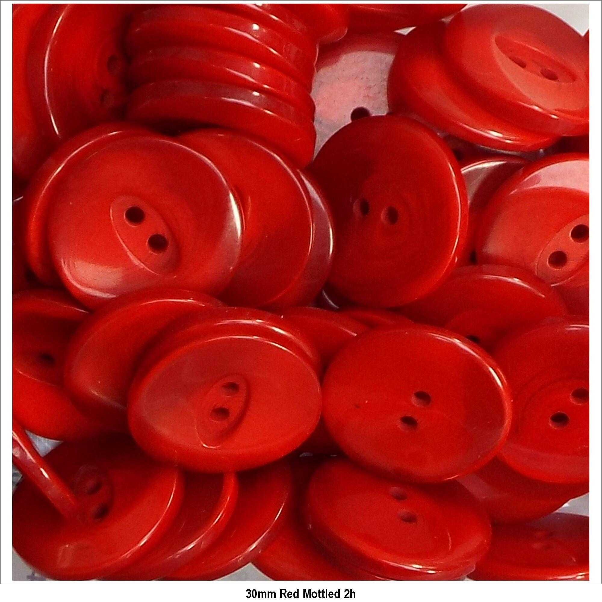 Red Buttons 15mm 16mm 18mm 22mm 30mm Jacket Coat Shirt BUY 2 4 8 9 ...