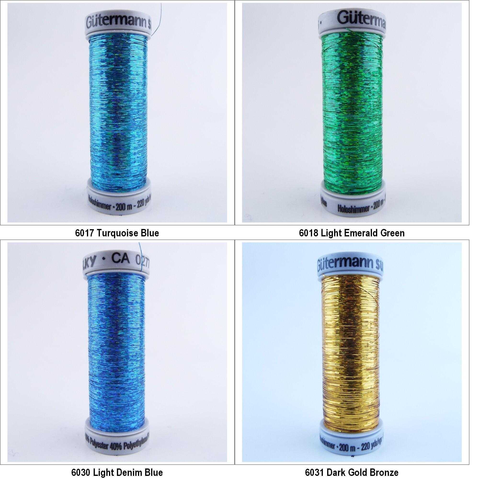 Gutermann Holographic Glitter Hand Machine Embroidery Sewing Thread BUY ...