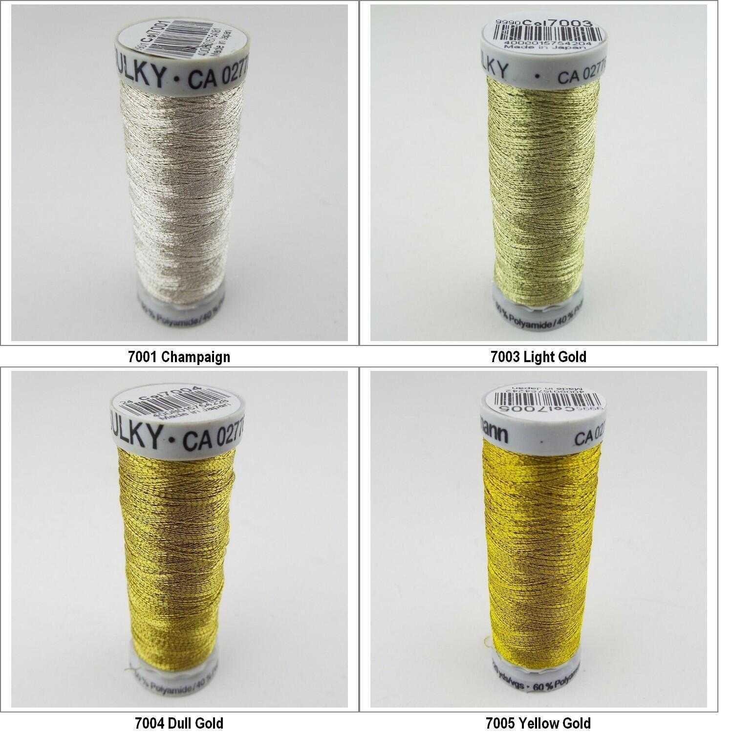 Gutermann Sulky Metallic Thread 200m Machine Hand Embroidery Sewing BUY ...
