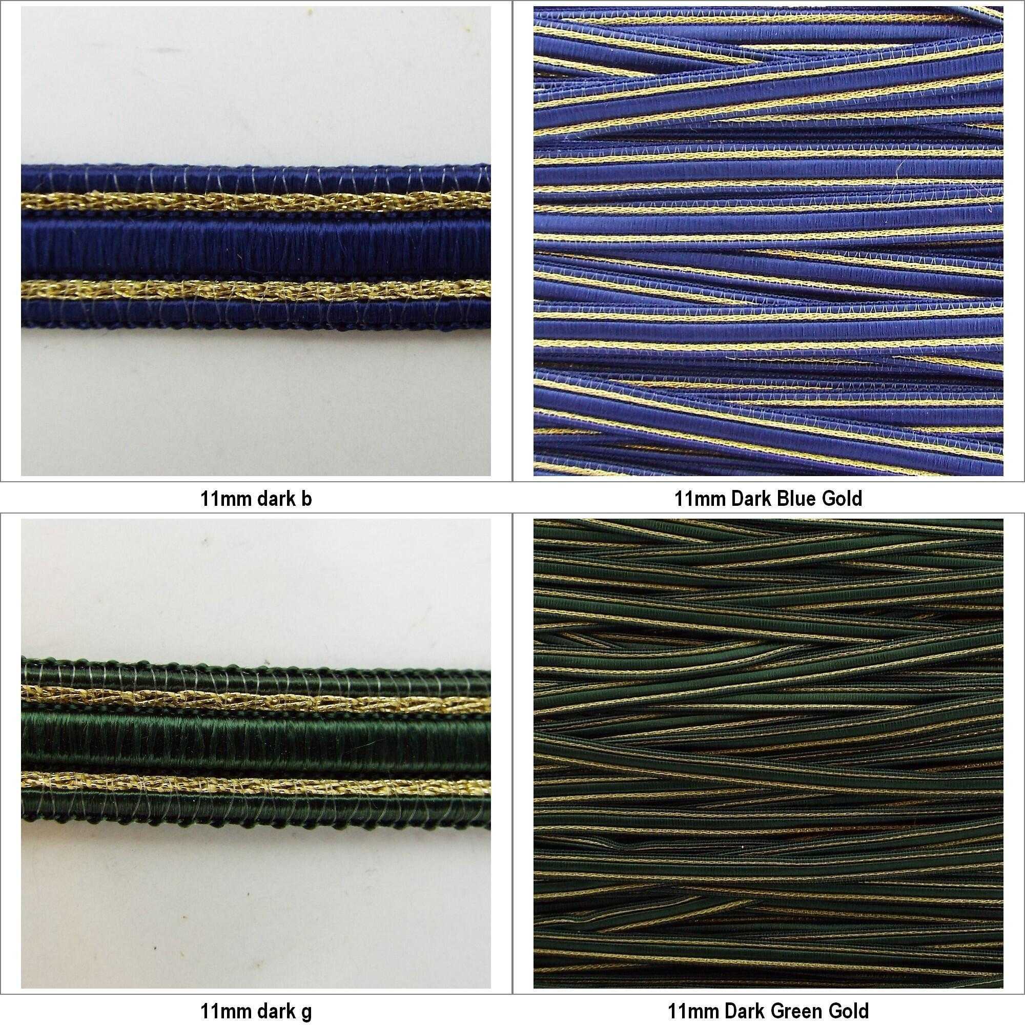 7mm to 13mm Braid Gimp Upholstery Edging Trim Narrow BUY 1 2 4m 10 ...