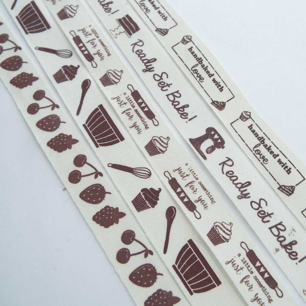 15mm Cotton Baking Cooking Ribbon Bake Off Cook Baker BUY 1 2 4m+ 5 ...