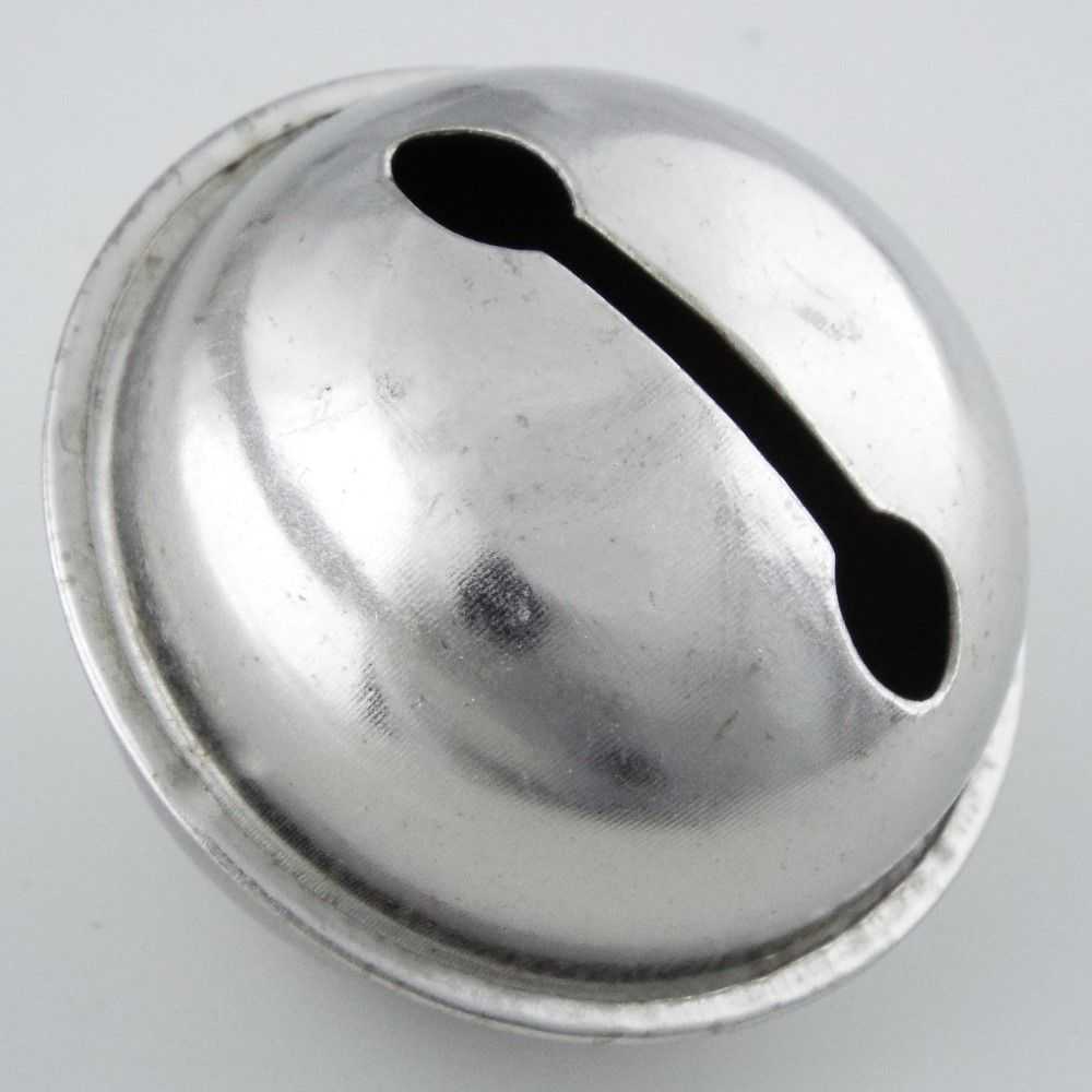 LARGE Silver Jingle Bells 40mm By 32mm Christmas Morris Dancing BUY 4 8 ...