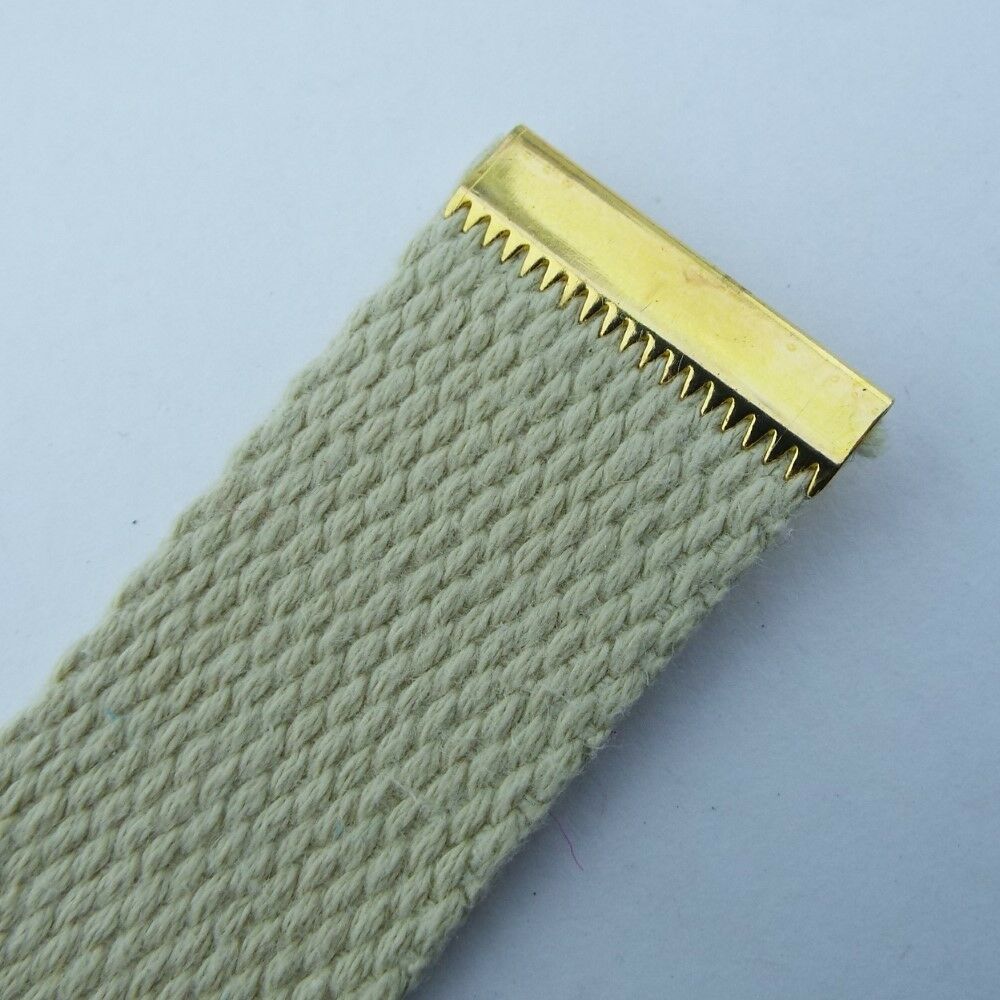 12 TYPE 25 30 35 40mm Metal Belt End Tip Bag Strap Webbing Finisher BUY ...