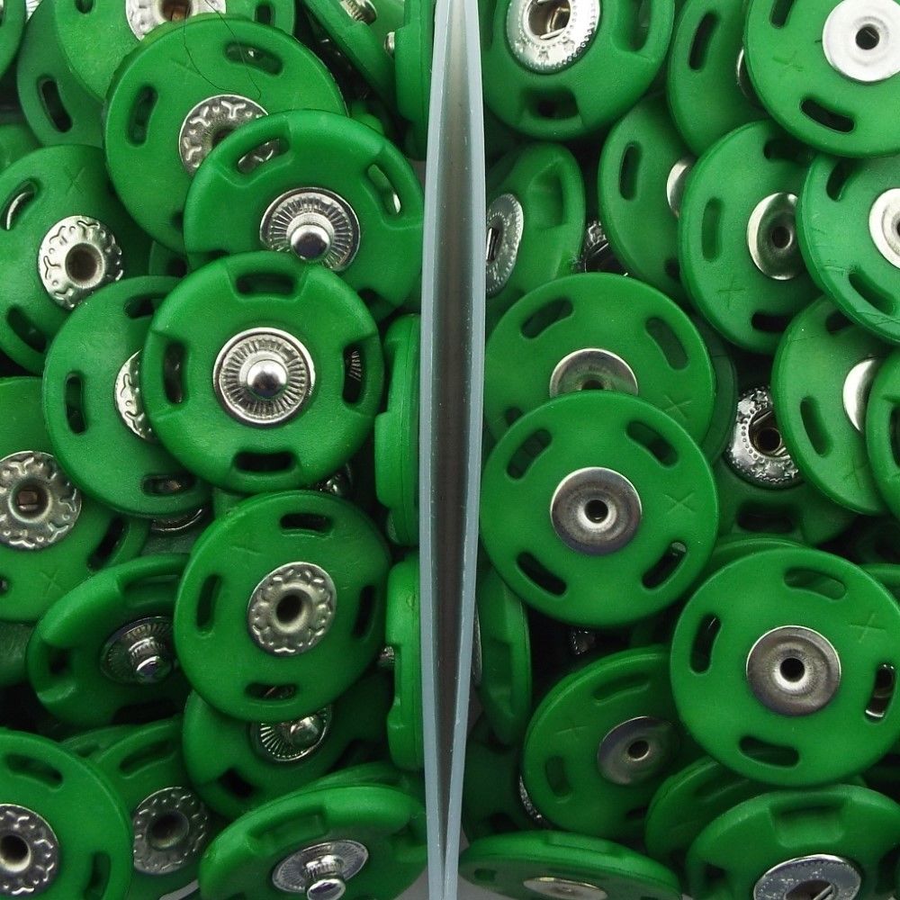 22 COLOUR LARGE 22mm Plastic Metal Popper Bag Snap Fastener Press Stud ...