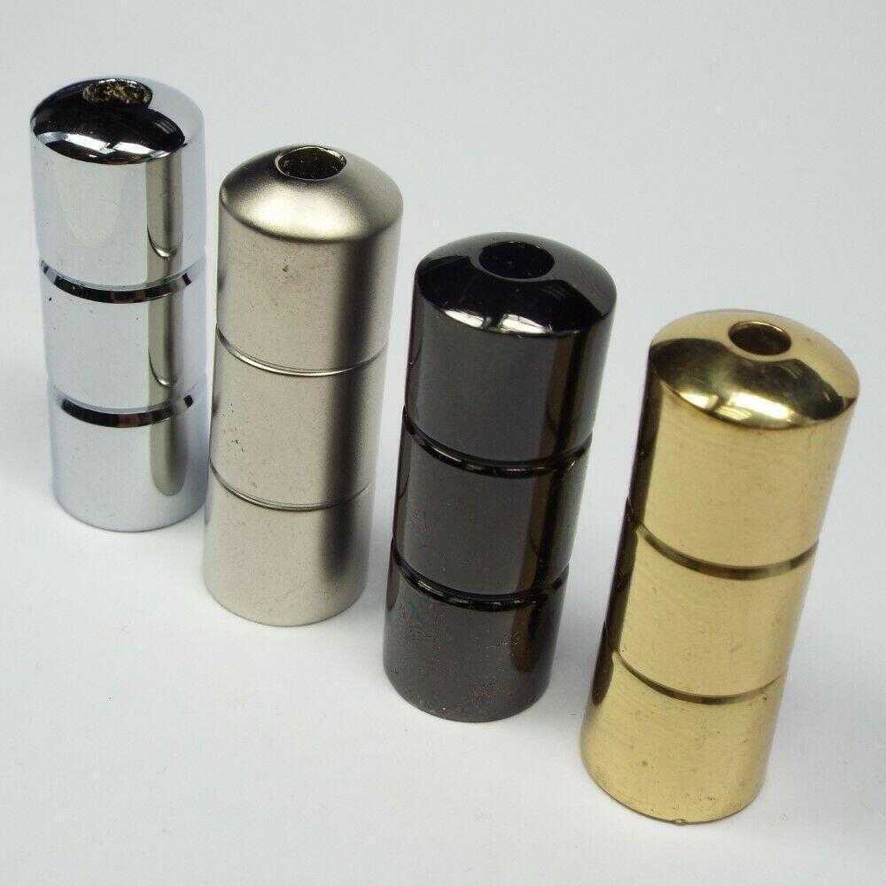 4 COLOUR Light Blind Cord End Pulls Groove Design 15mm 40mm Metal BUY 1 ...