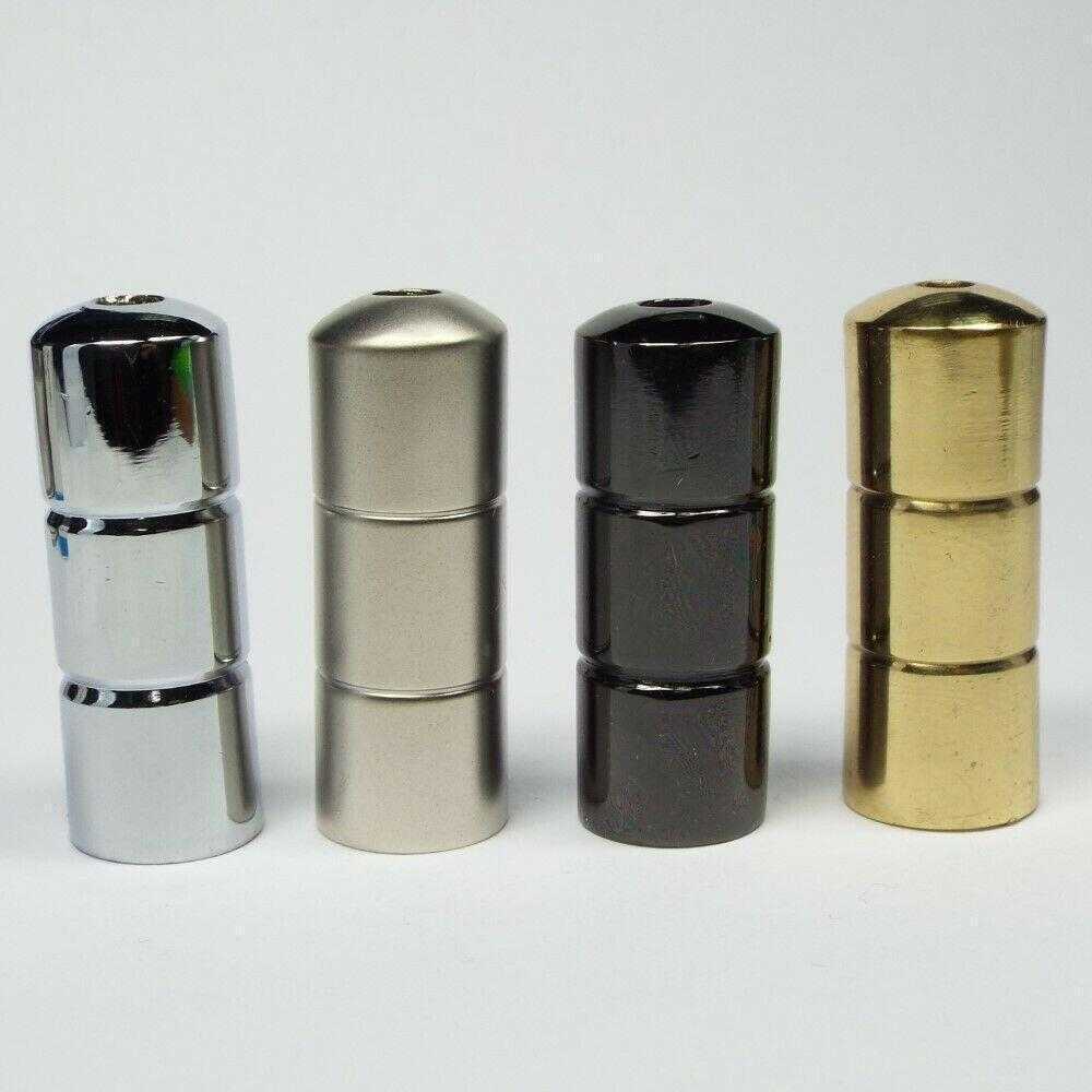 4 COLOUR Light Blind Cord End Pulls Groove Design 15mm 40mm Metal BUY 1 ...