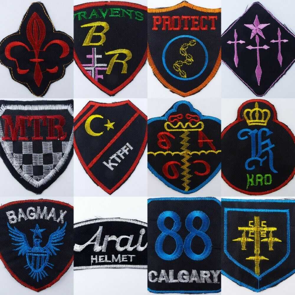 Badge Iron Or Sew On Motif Patch LARP Royal Costume Sport Emblem 12 ...