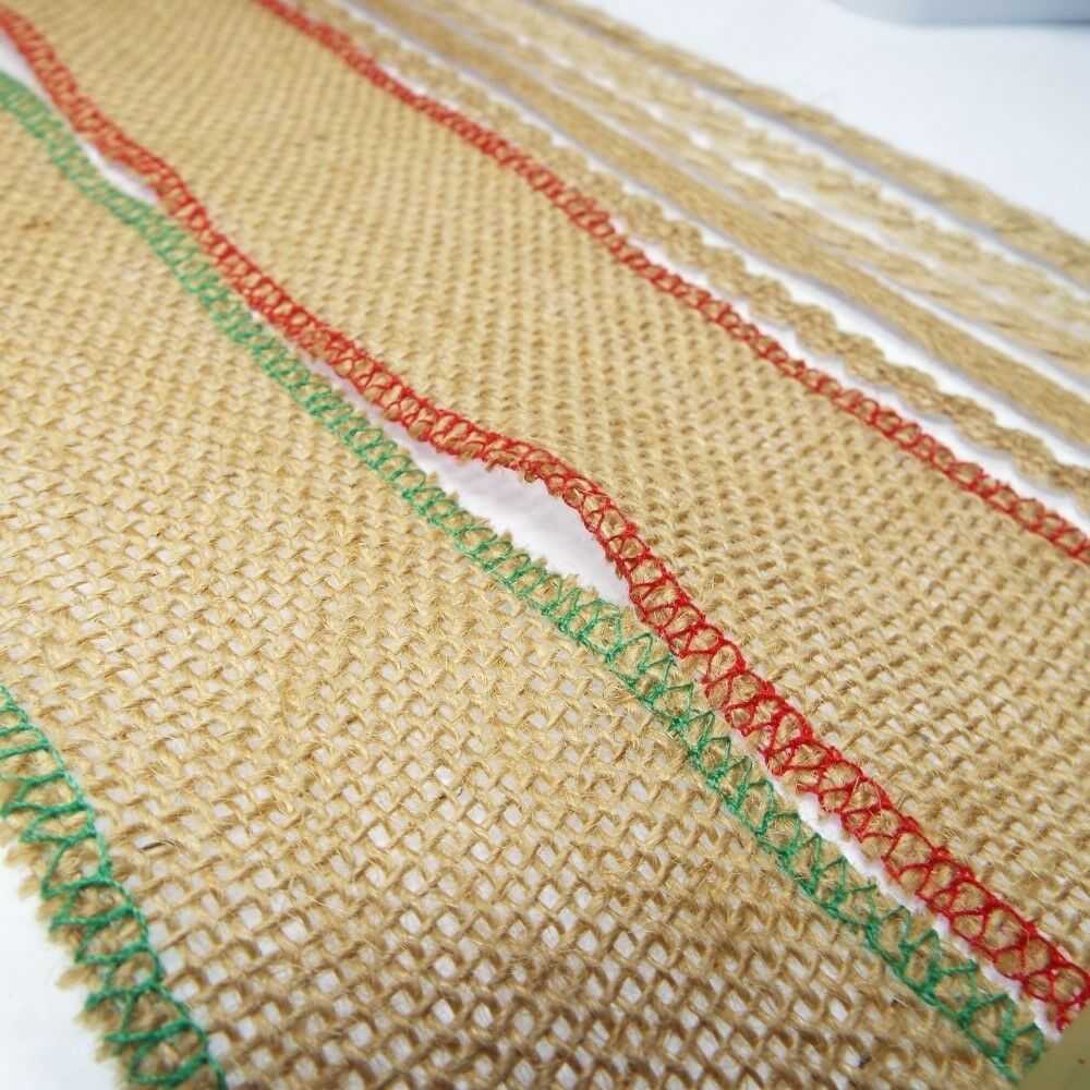 Jute Hessian Wide Tape Gimp Braid Webbing Plait RicRac 5mm to 55mm 7 ...