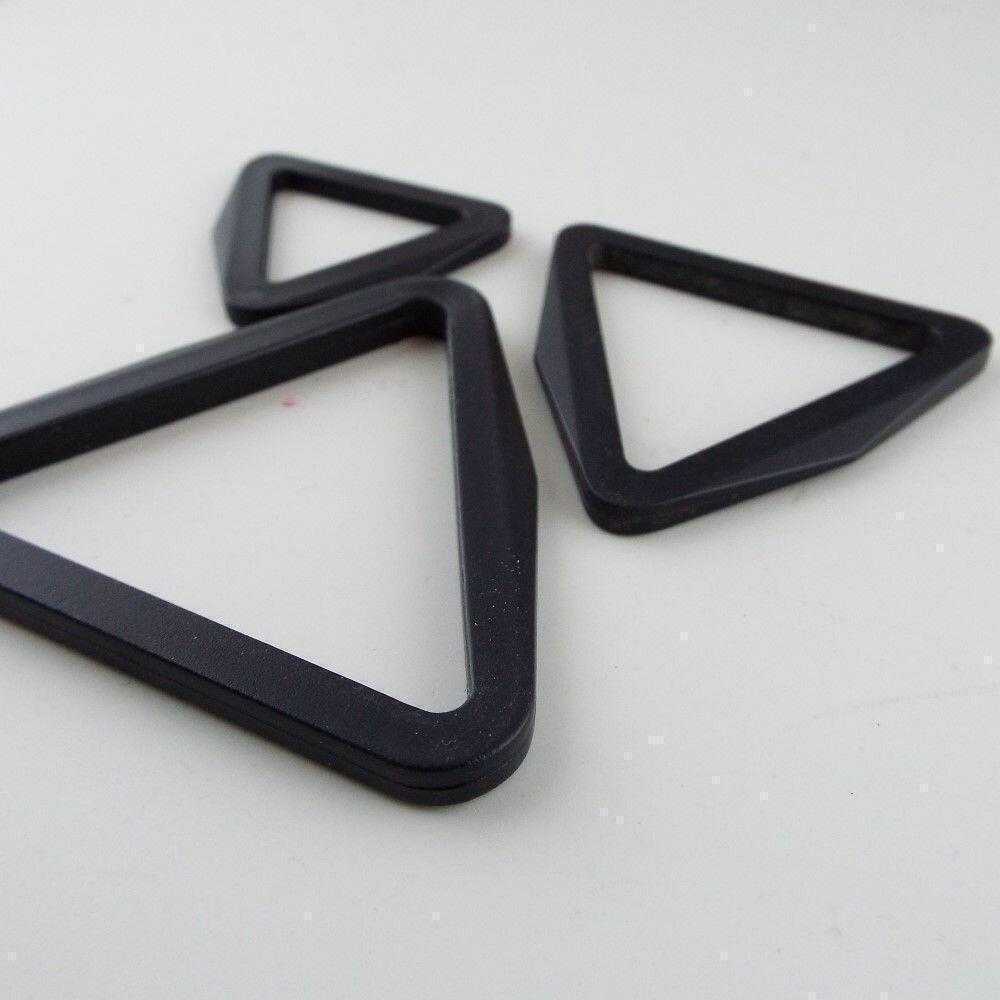 TRIANGLE Black Plastic Ring 25mm 40mm 50mm Slider Adjuster Webbing BUY ...