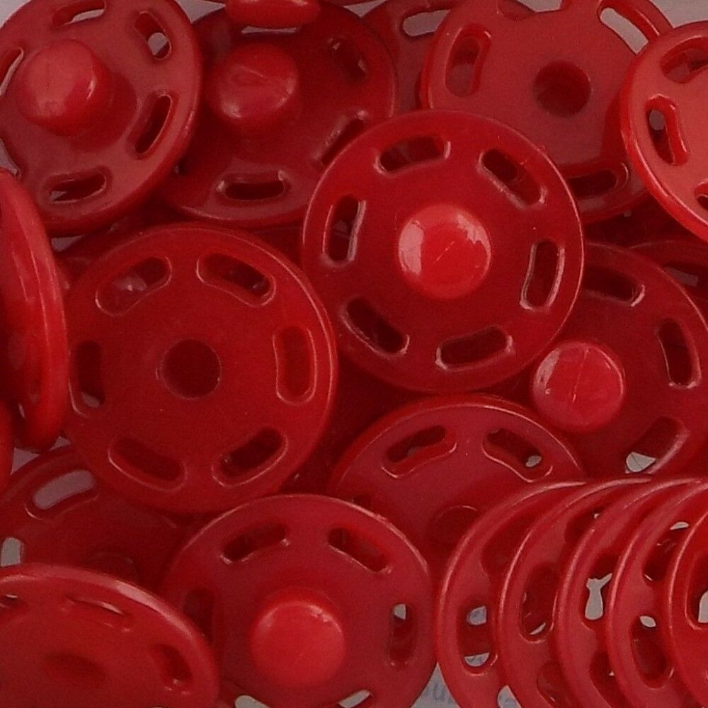 11 COLOUR LARGE 22mm Plastic Popper Coat Bag Snap Fastener Press Stud ...
