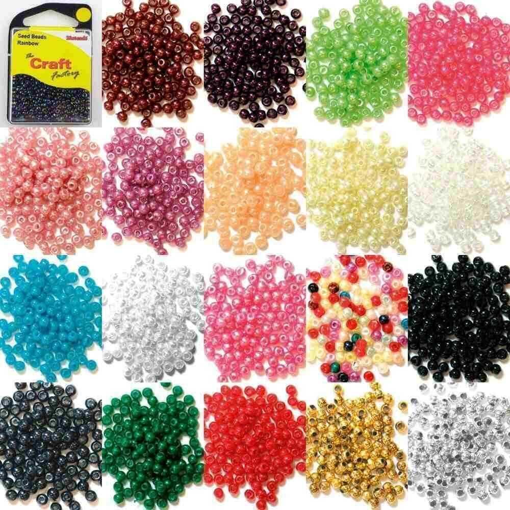 19 COLOR 5mm Plastic Round Pearl Beads 7g Craft Jewellery Clear Pack BUY 1 2 826 – UKHaberdashery