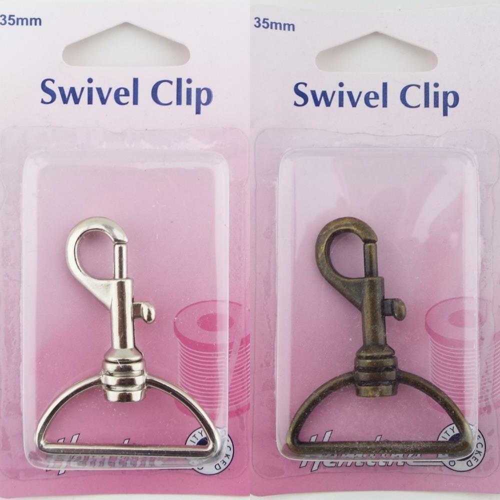 Hemline 35mm Metal Swivel Clip Bag Holder Strap Fastener Clasp BUY 1 2 ...