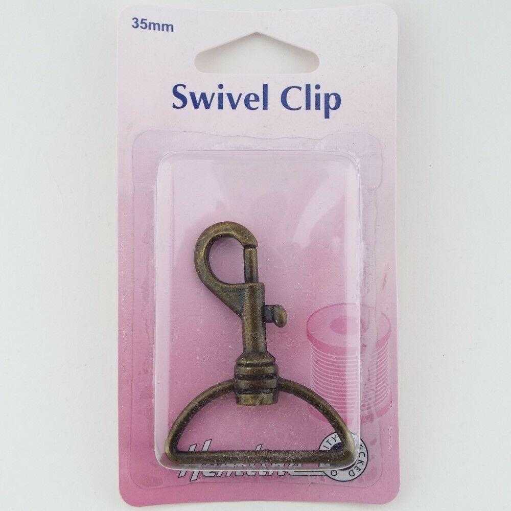 Hemline 35mm Metal Swivel Clip Bag Holder Strap Fastener Clasp BUY 1 2 ...