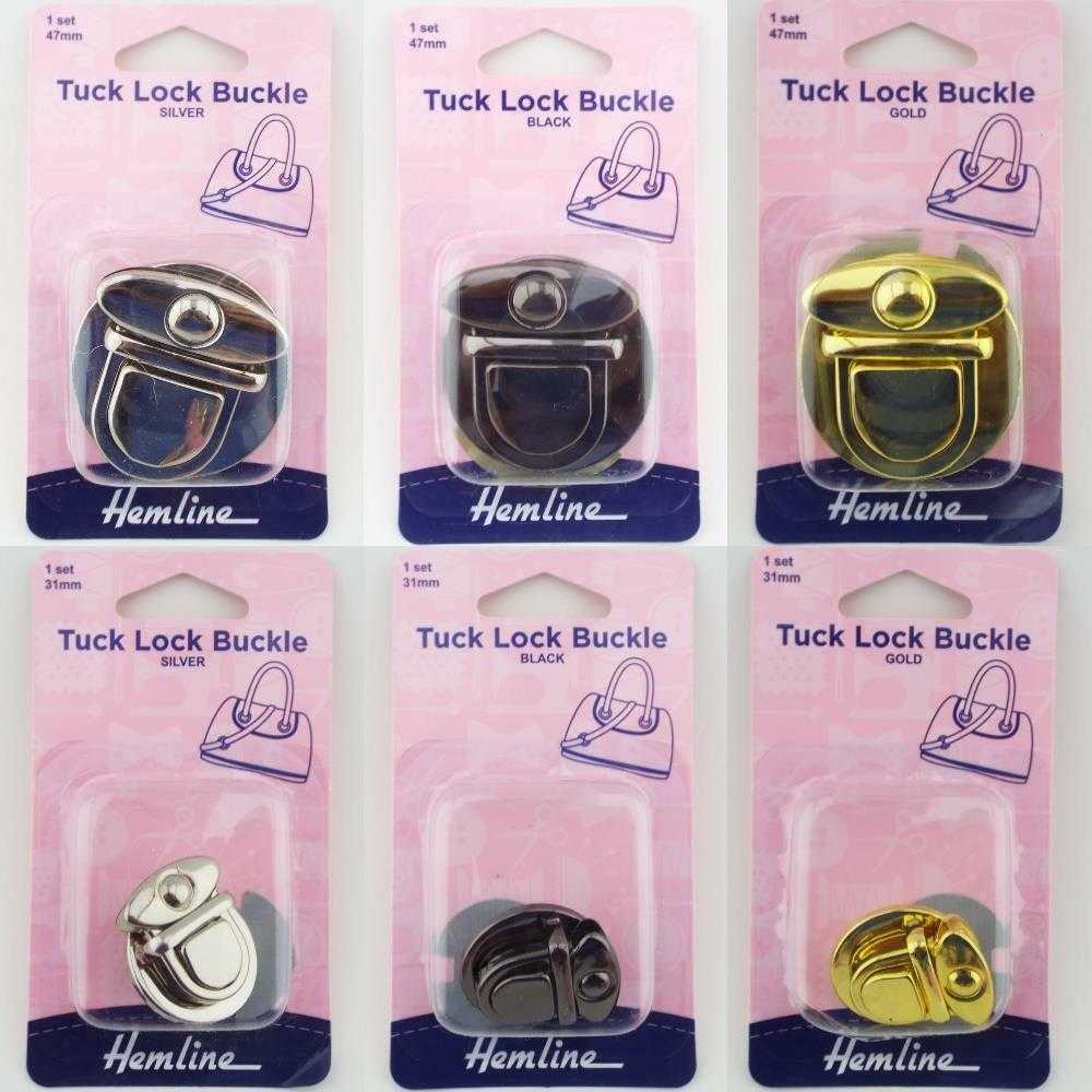 Tuck Lock Clasp Buckle Bag Purse Satchel Hemline 31mm Large 47mm BUY 1 ...