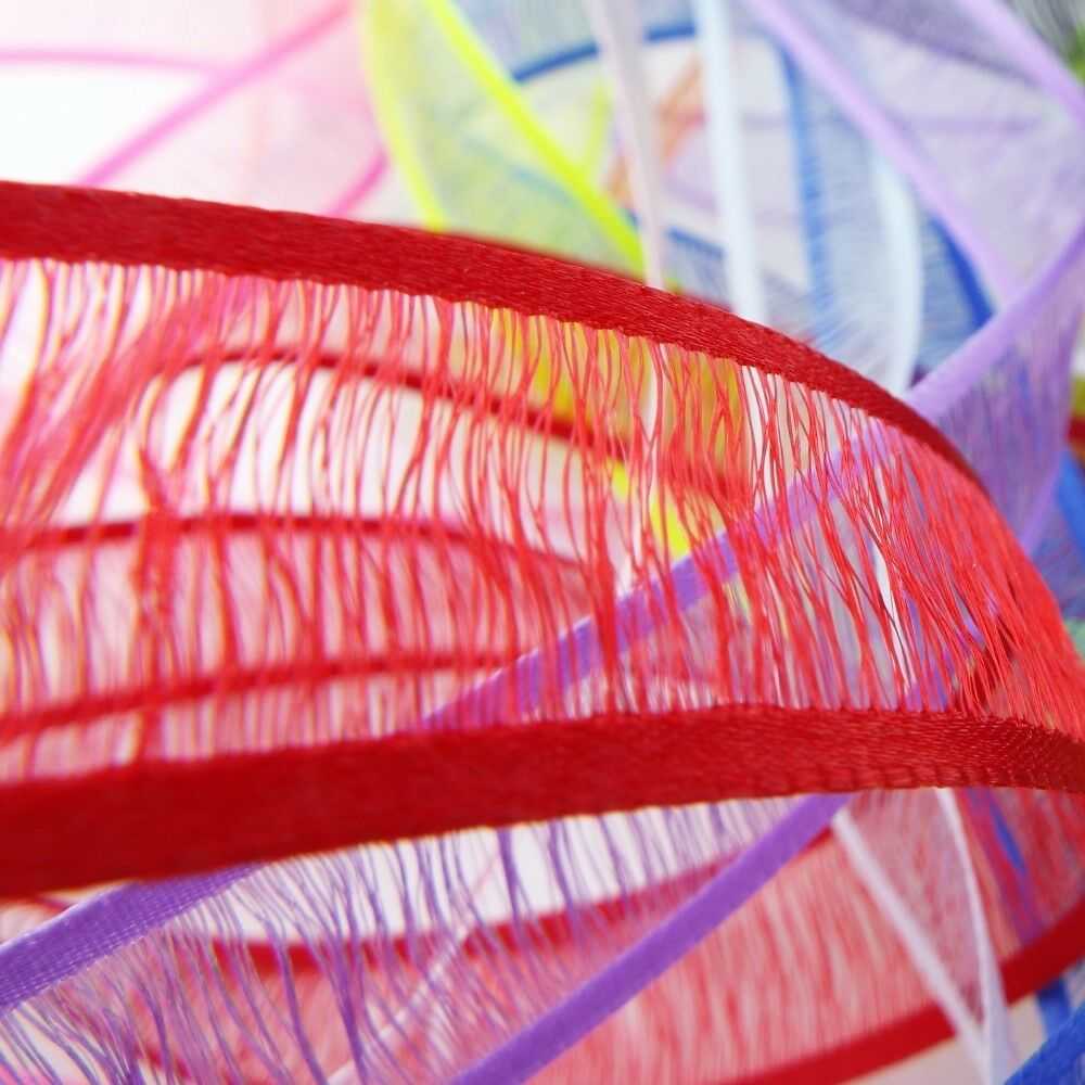 22mm Stiff Ribbon Nylon Satin Edged Open Weave Organza BUY 1 2 4m+ 11 ...