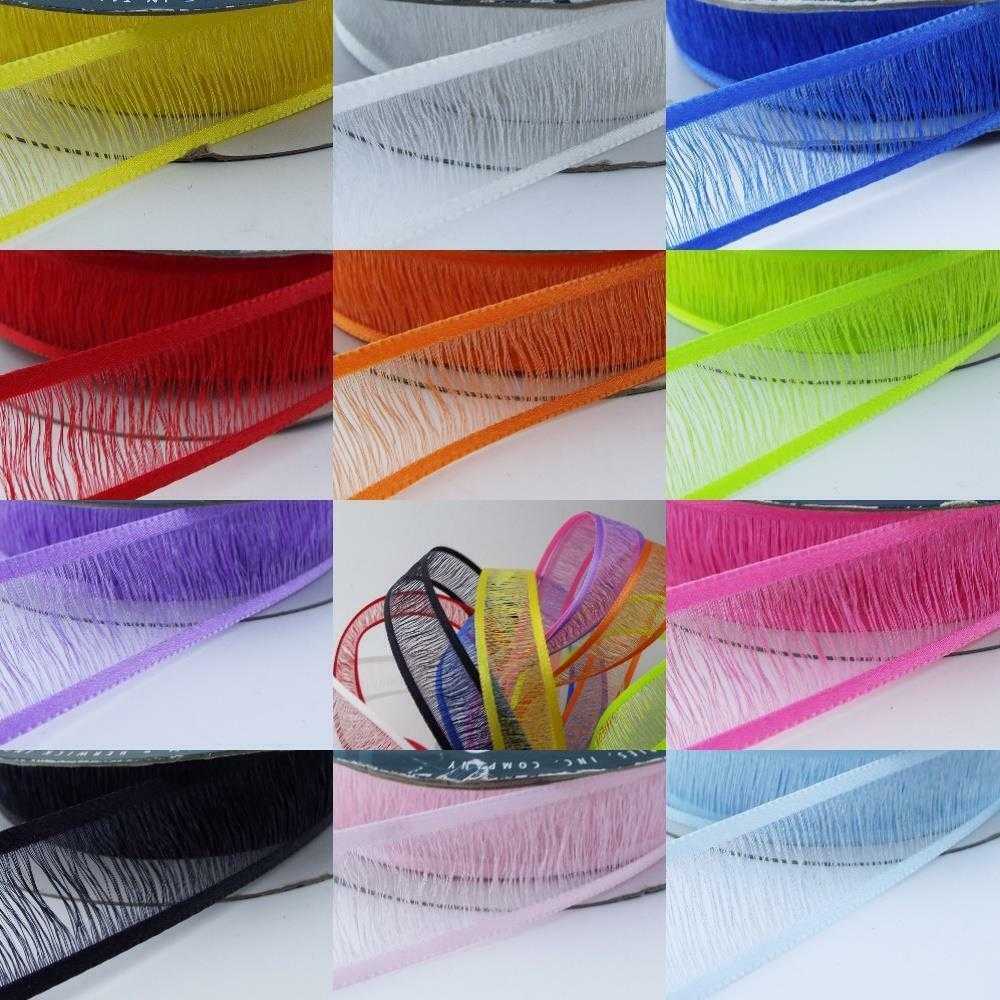 22mm Stiff Ribbon Nylon Satin Edged Open Weave Organza BUY 1 2 4m+ 11 ...