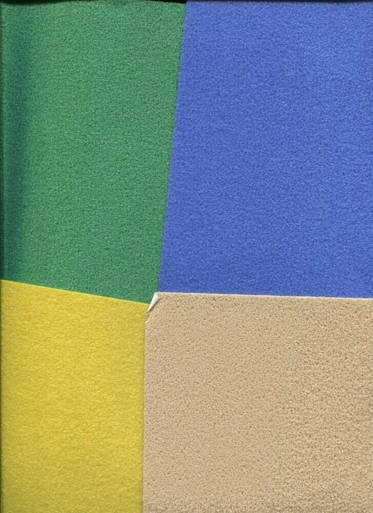 10 COLOUR Fuzzy Fabric Feel Paper Textured Felt Like Craft Single Sided ...