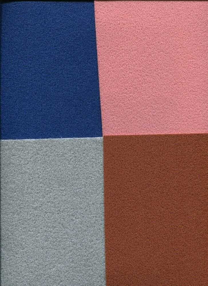 10 COLOUR Fuzzy Fabric Feel Paper Textured Felt Like Craft Single Sided ...