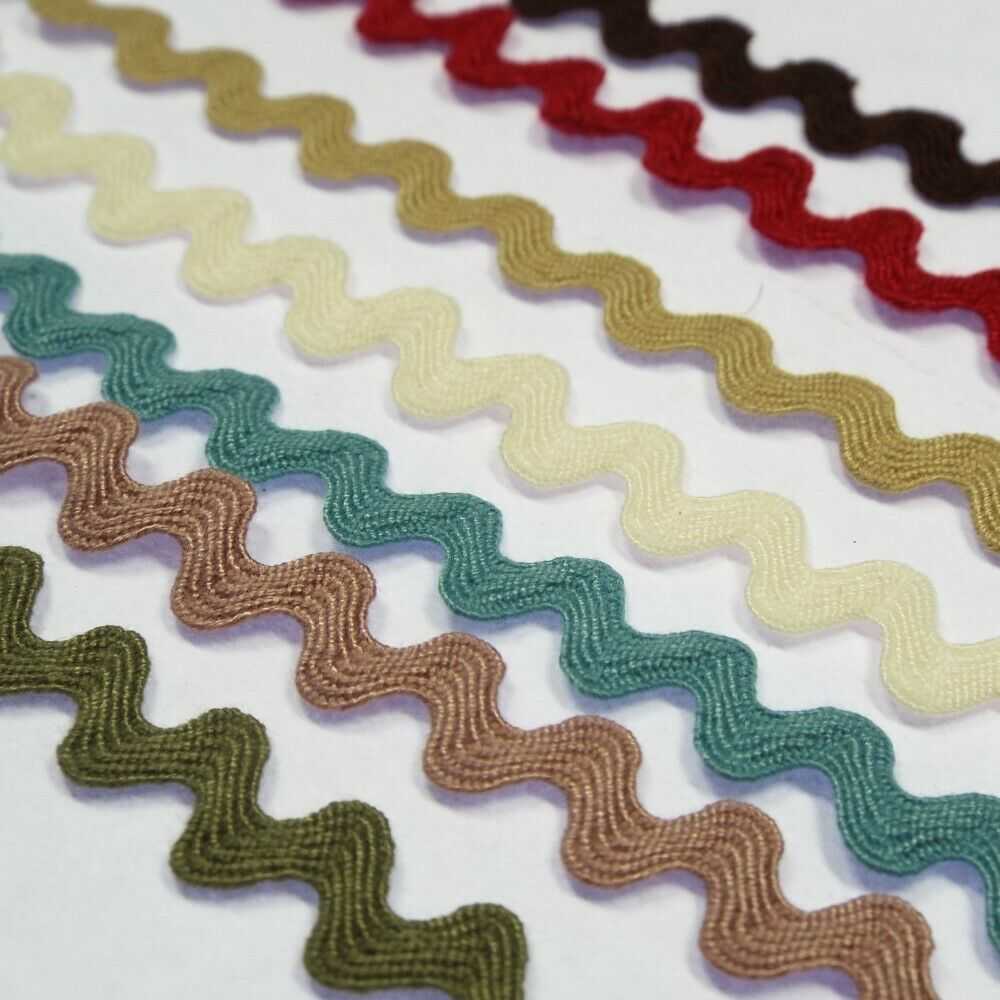 8mm Ric Rac Retro Vintage Edging Clothes Trim Costume BUY 1 2 4m 7 ...