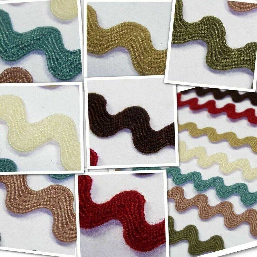 8mm Ric Rac Retro Vintage Edging Clothes Trim Costume BUY 1 2 4m 7 ...