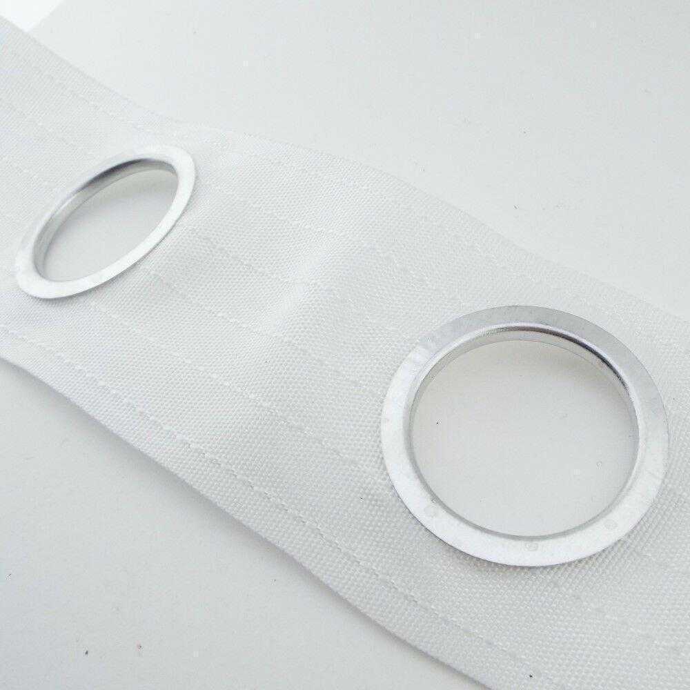 10 COLOUR 75mm Curtain Eyelet Header Tape 55/38mm Diameter Rings ...