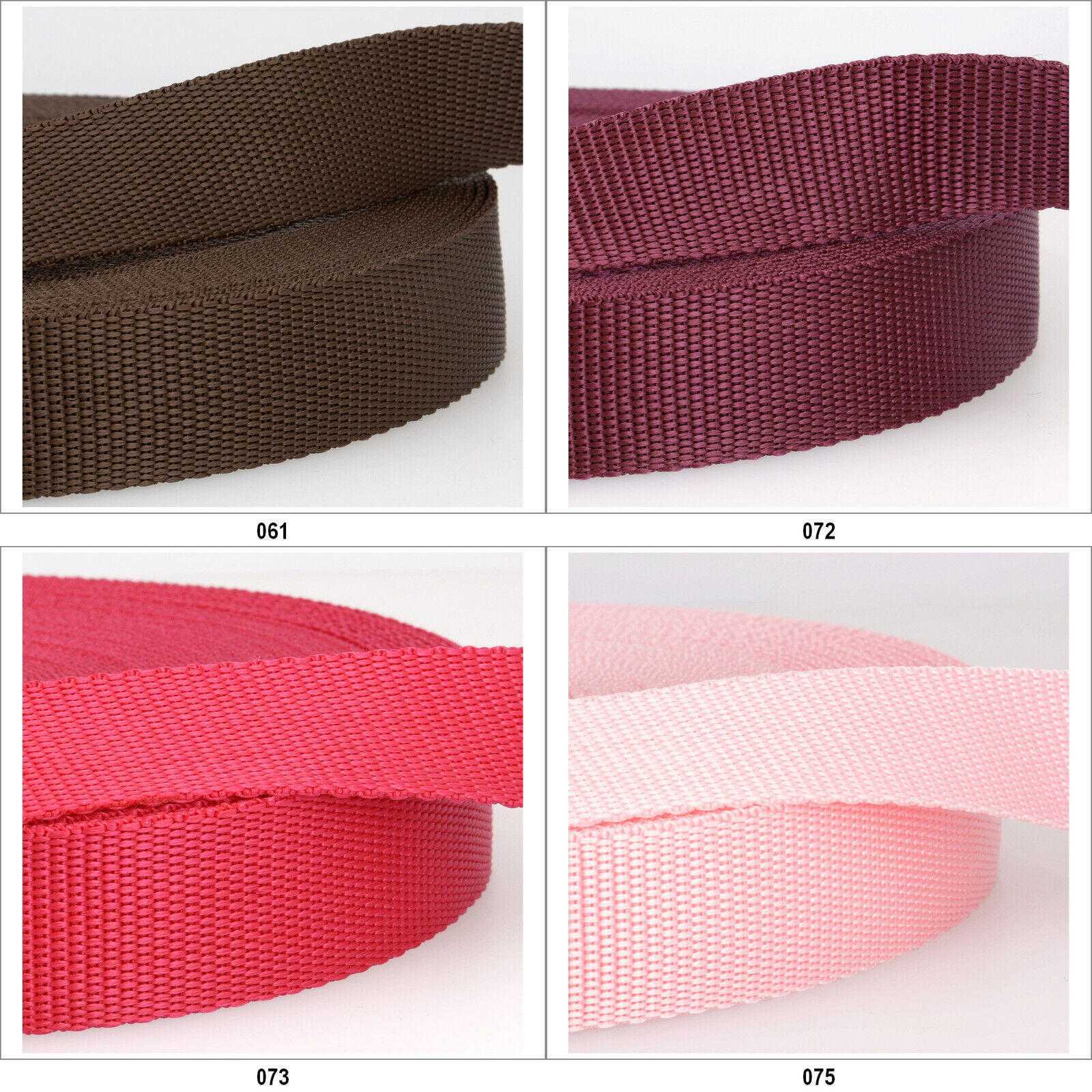30mm Strong Webbing 1.5mm Thick Polypropylene 17 Colour BUY 1 2 or 4 ...